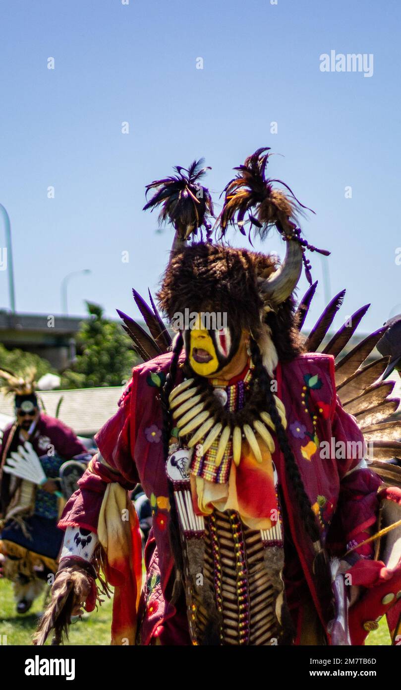 First Nation People of Canada Festival Stock Photo - Alamy