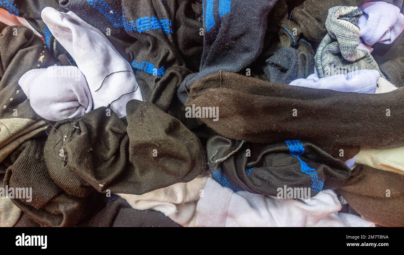 pile of socks as background Stock Photo - Alamy