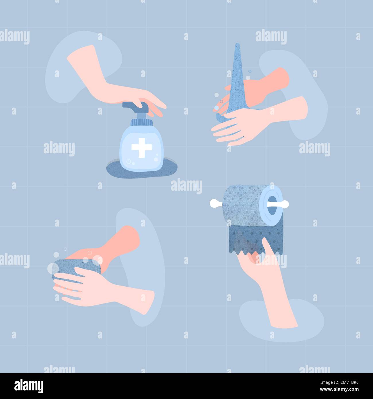 Clean your hands to prevent the spread of coronavirus vector Stock ...