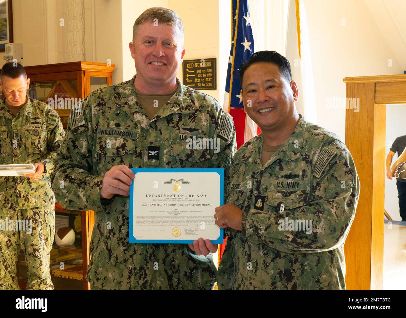 GREAT LAKES, Il. (May 13, 2022) Chief Electrician's Mate Corbett Corbe ...