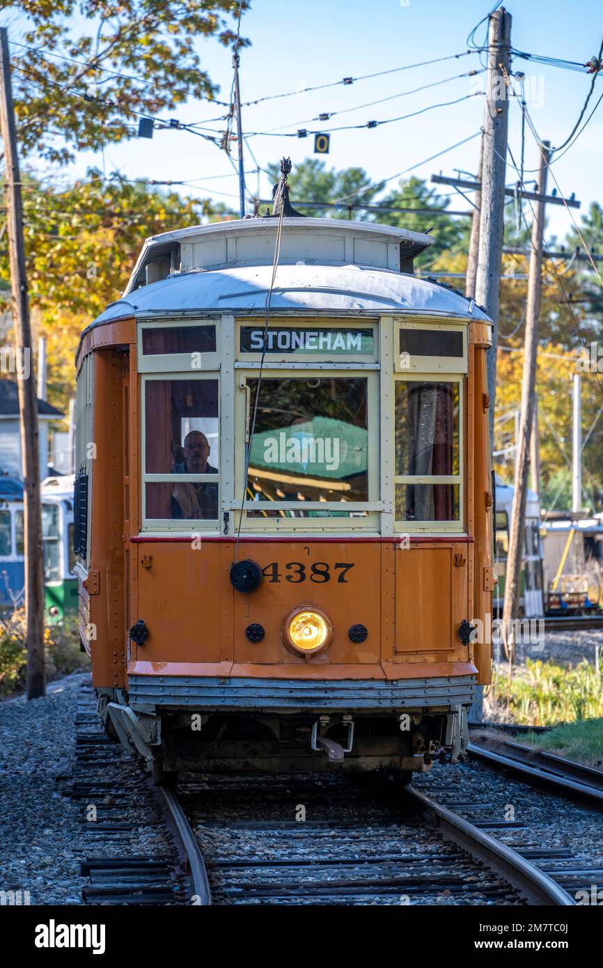 Kennebunkport seashore trolley museum hi-res stock photography and ...