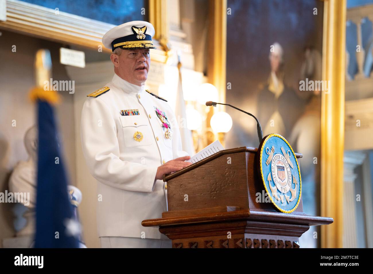 Commander coast guard first district hi-res stock photography and ...