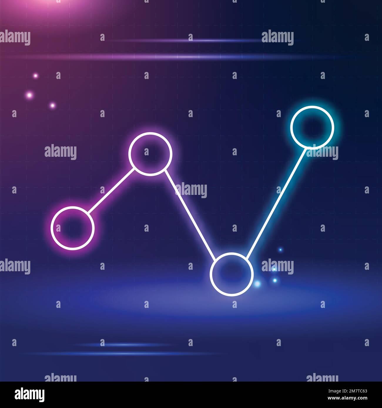 Global technology background in purple Stock Vector Images - Alamy