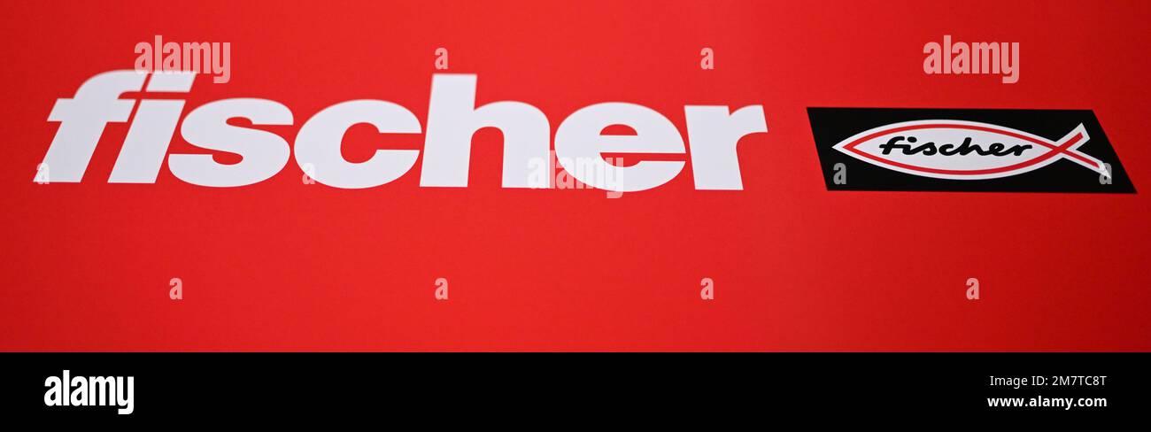 Waldachtal, Germany. 16th Nov, 2022. A logo of the Fischer group of ...