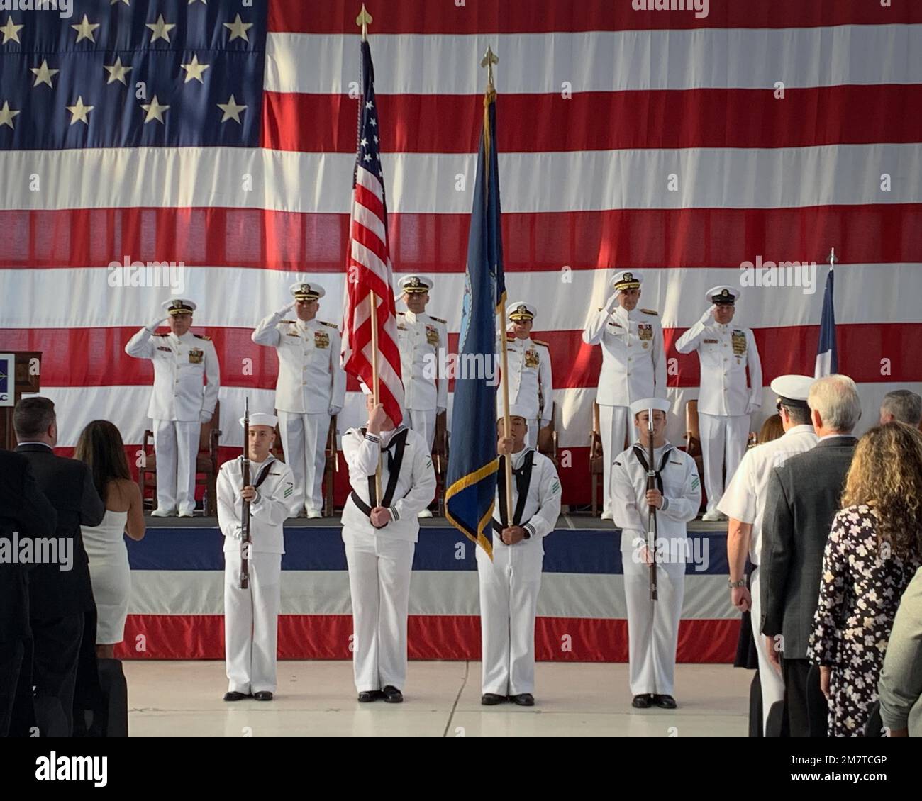 The official party at the Naval Facilities Engineering Systems Command ...