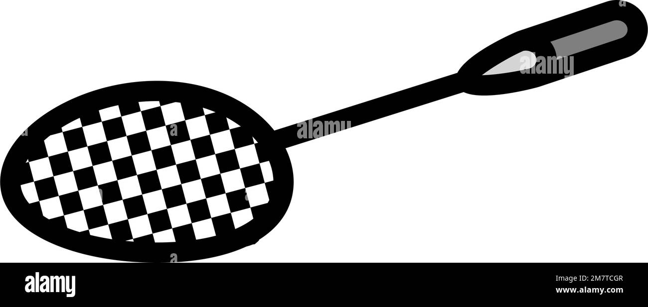 Racket Game Badminton Color Icon Vector Illustration Stock Vector Image