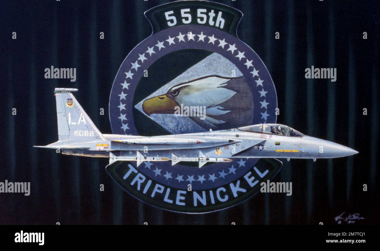 Artwork: "Triple Nickel" Artist: William Phillips U. S. Air Force Art ...