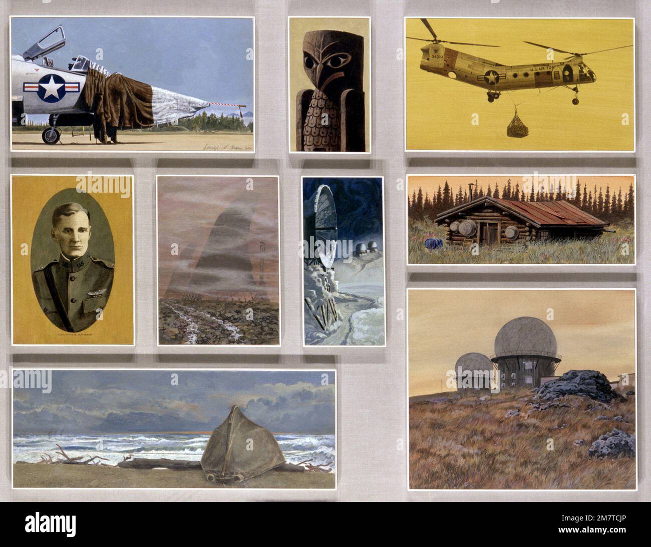Artwork: "Alaskan Essay" Artist: Don Hedin U. S. Air Force Art ...
