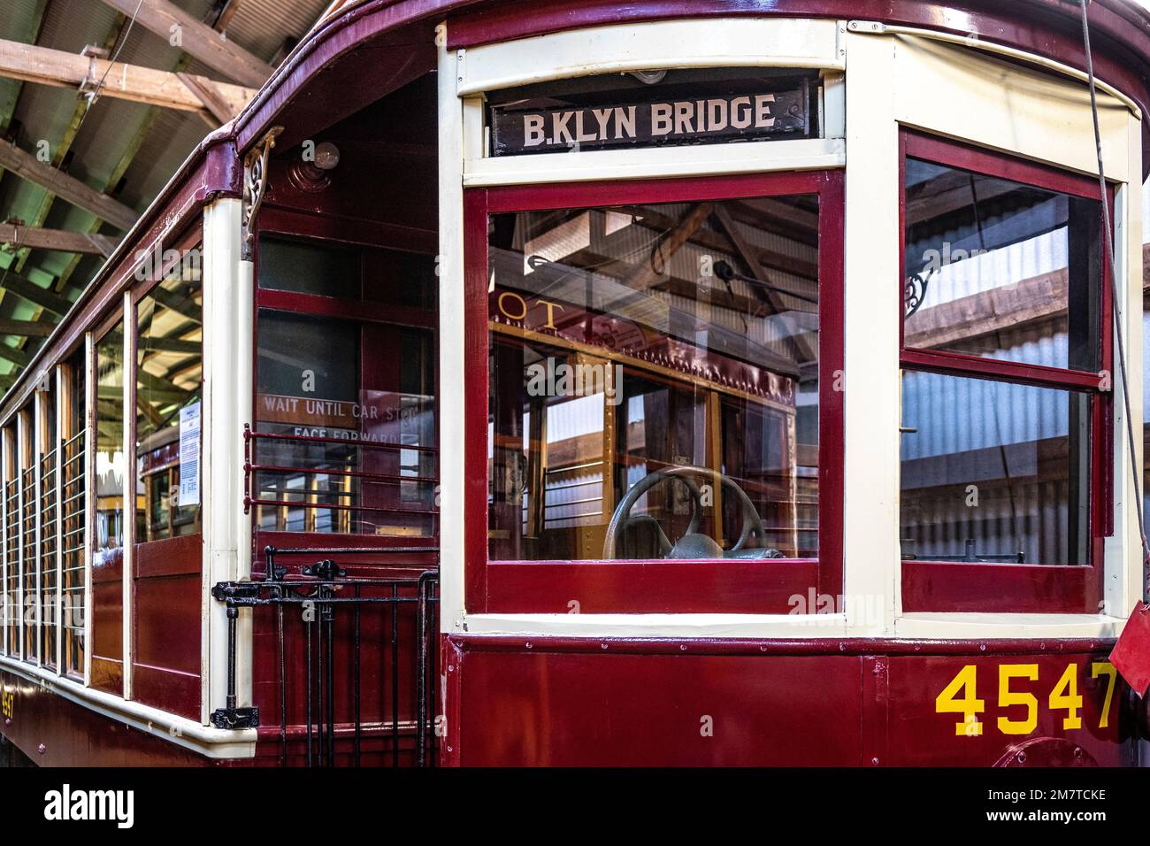 Brooklyn Rapid Transit trolley No 4547 Stock Photo - Alamy