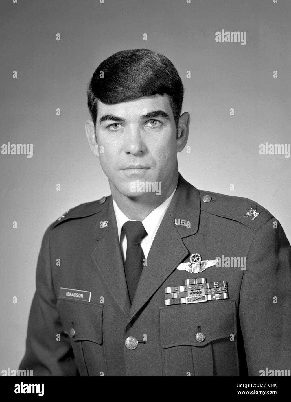 COL Terry C. Isaacson, USAF (uncovered). Country: Unknown Stock Photo ...
