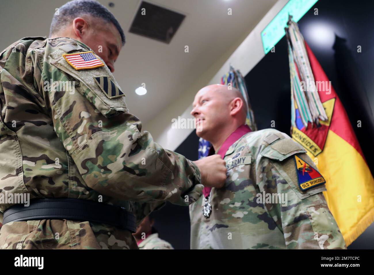 FORT BLISS, TEXAS - Sgt. Maj. Jason Hopkins is inducted into The Order ...