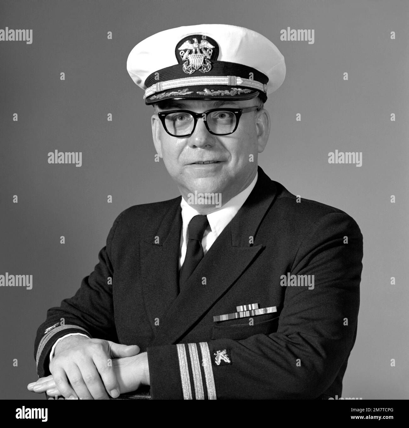 CDR Richard C. McCrory, USN (covered). Country: Unknown Stock Photo - Alamy