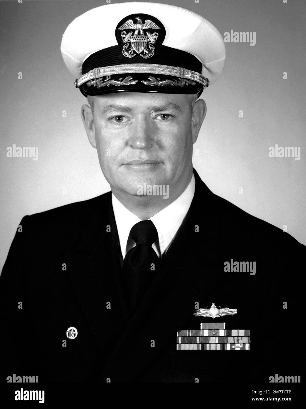 CAPT Grant A. Sharp, USN (covered). Country: Unknown Stock Photo - Alamy