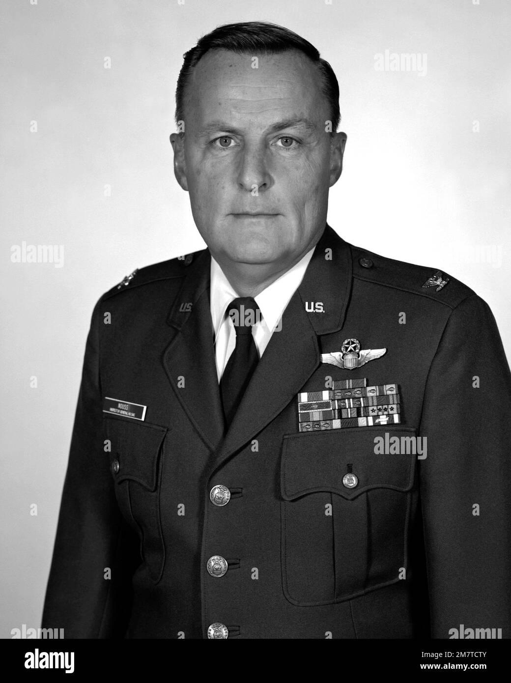 COL James A. Nouss, USAF (uncovered). Country: Unknown Stock Photo - Alamy