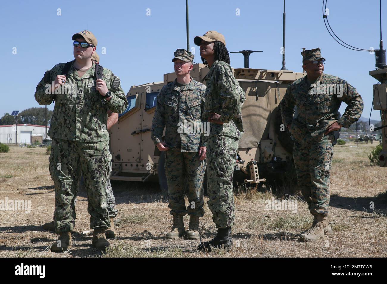 U.S. Marines with Communications Section, 13th Marine Expeditionary ...