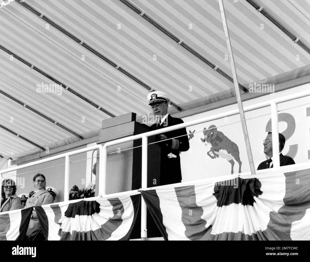 VADM Earl B. Fowler Jr., commander, Naval Sea Systems Command, speaks ...
