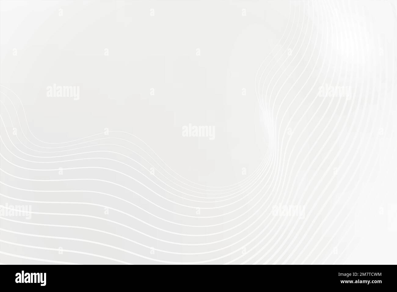 Digital technology background vector with abstract wave border Stock ...