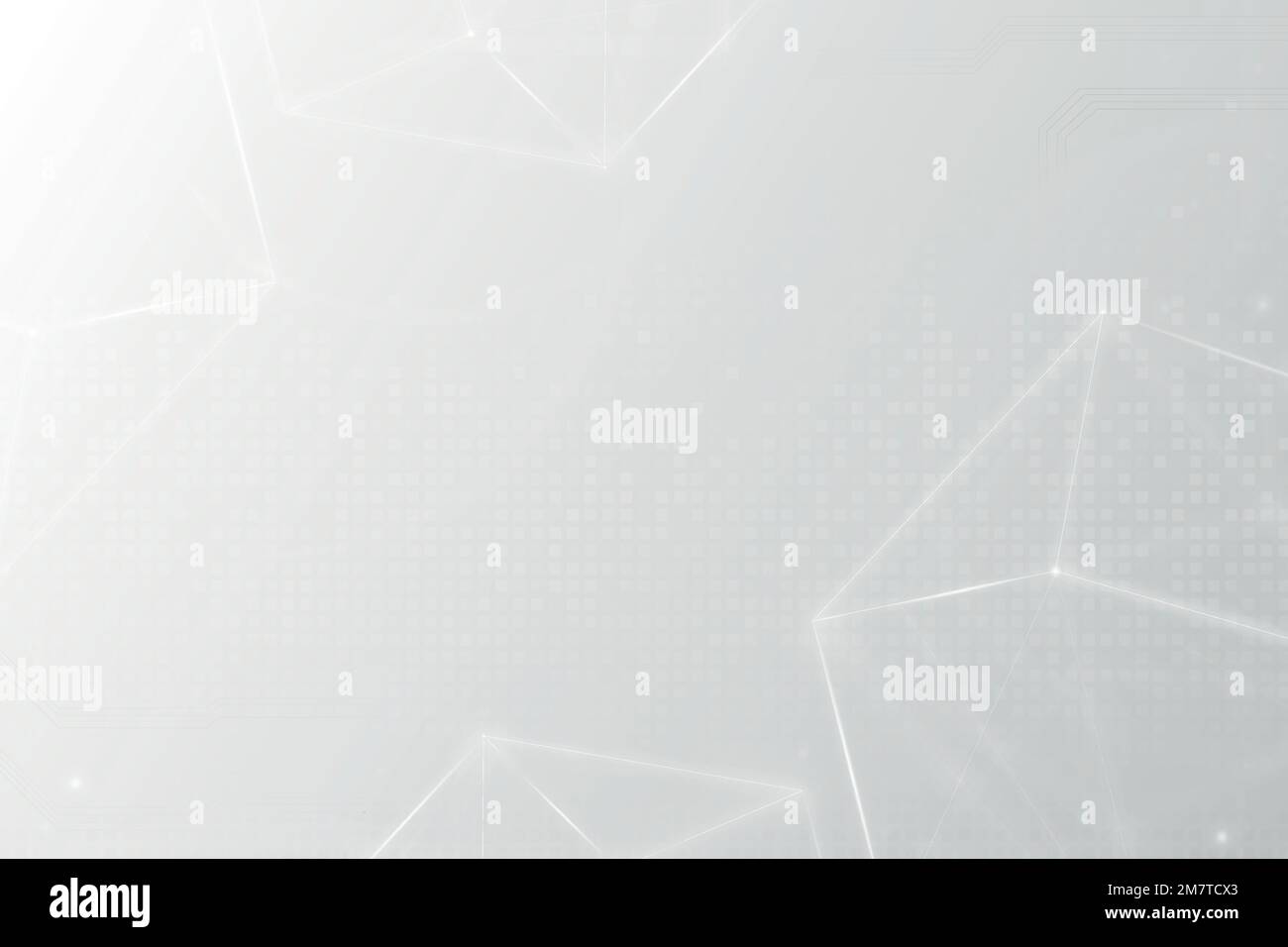 Digital grid technology background vector in white tone Stock Vector ...