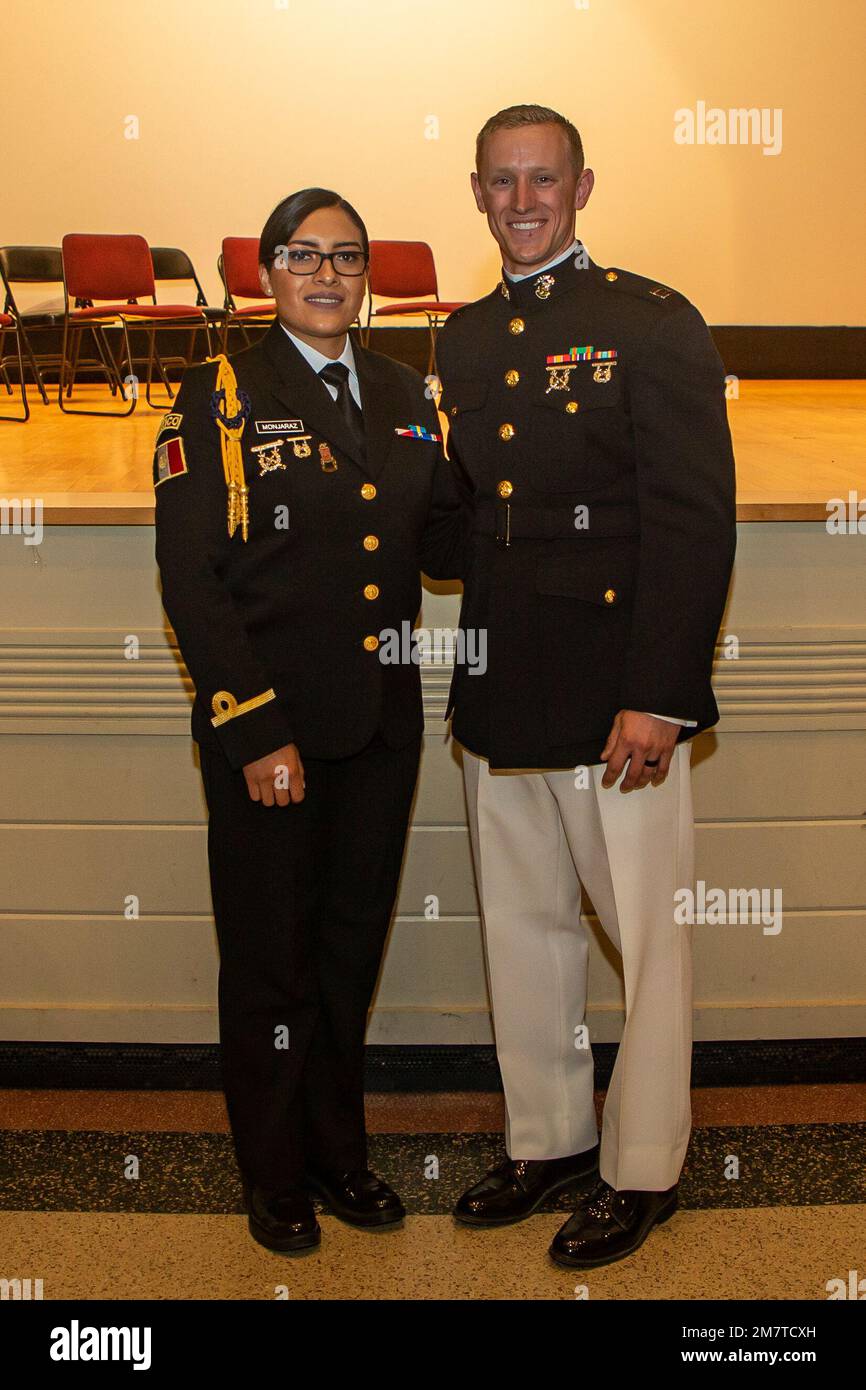 Mexico Naval Infantry Corps Lt. Liliana Monjaraz-Martinez, a student of ...