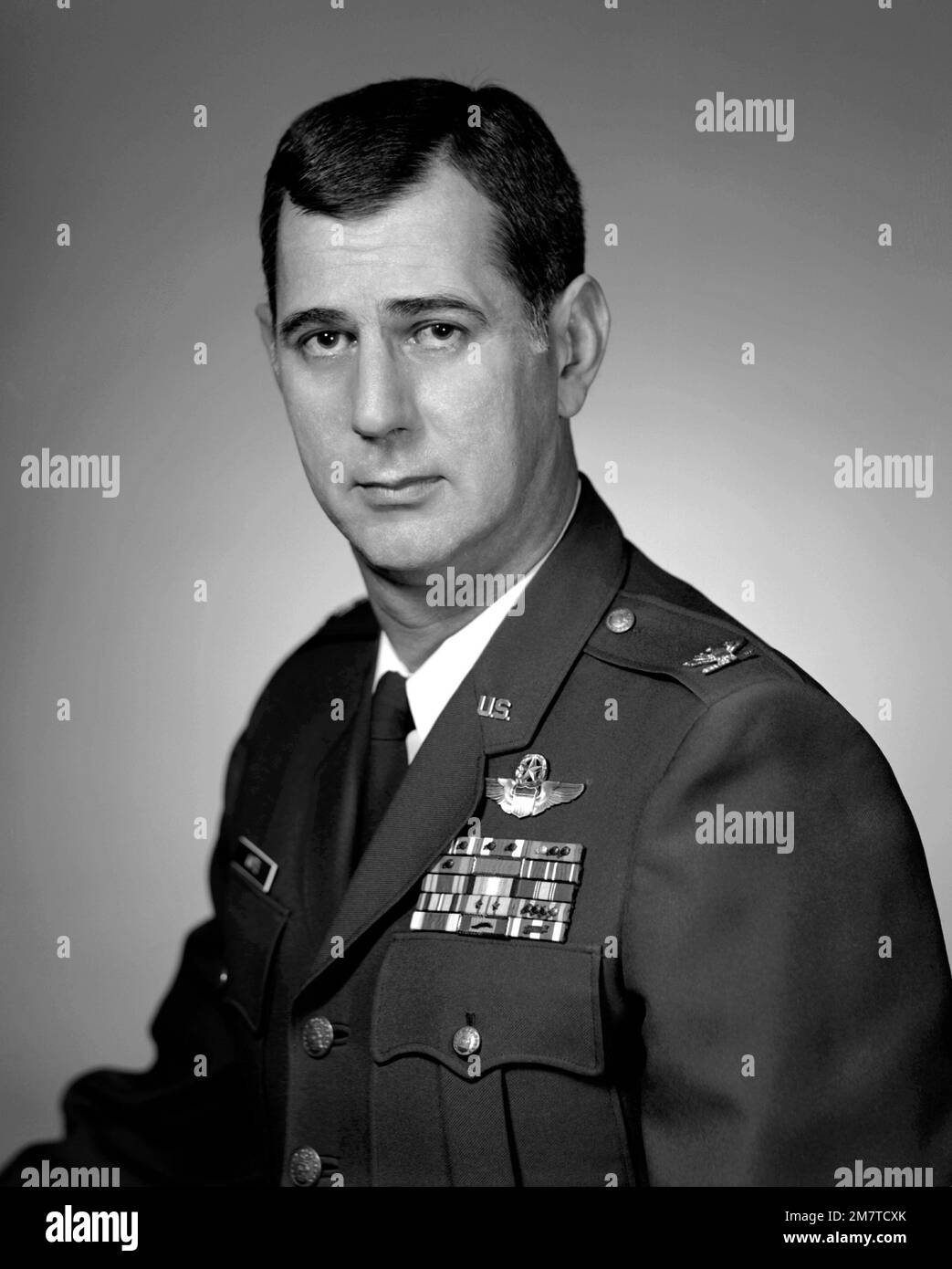COL Claudius E. Watts, USAF (uncovered). Country: Unknown Stock Photo ...