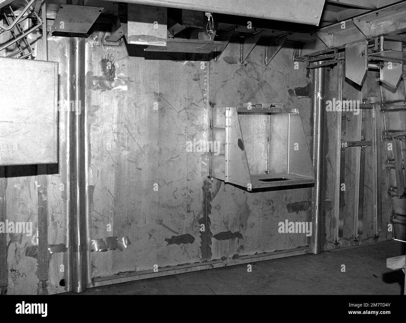 The combat information center (CIC) (looking toward the port quarter ...