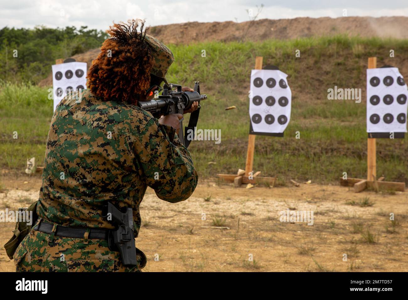 BELMOPAN, Belize (May 13, 2022) St. Lucia Special Service Unit member ...