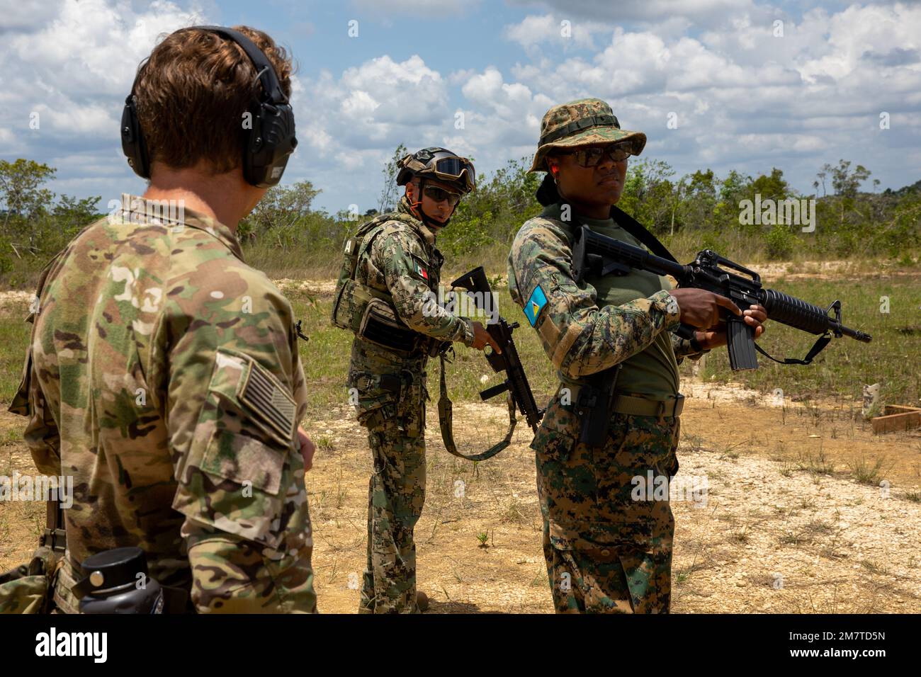 HATTIEVILLE, Belize (May 13, 2022)Members of Mexican Naval Infantry ...