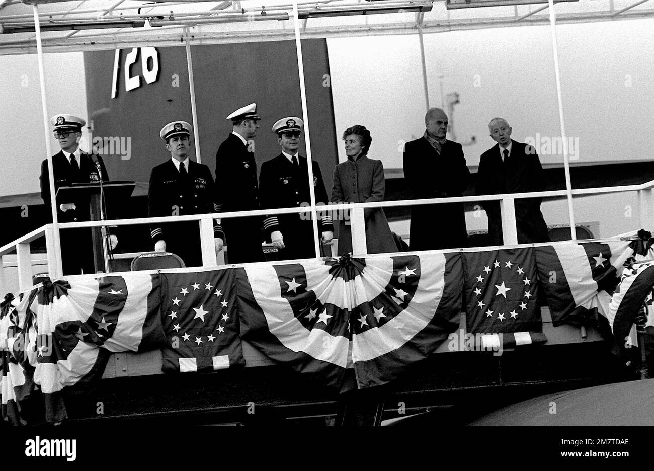 Distinguished guests on the speakers platform at the commissioning ...