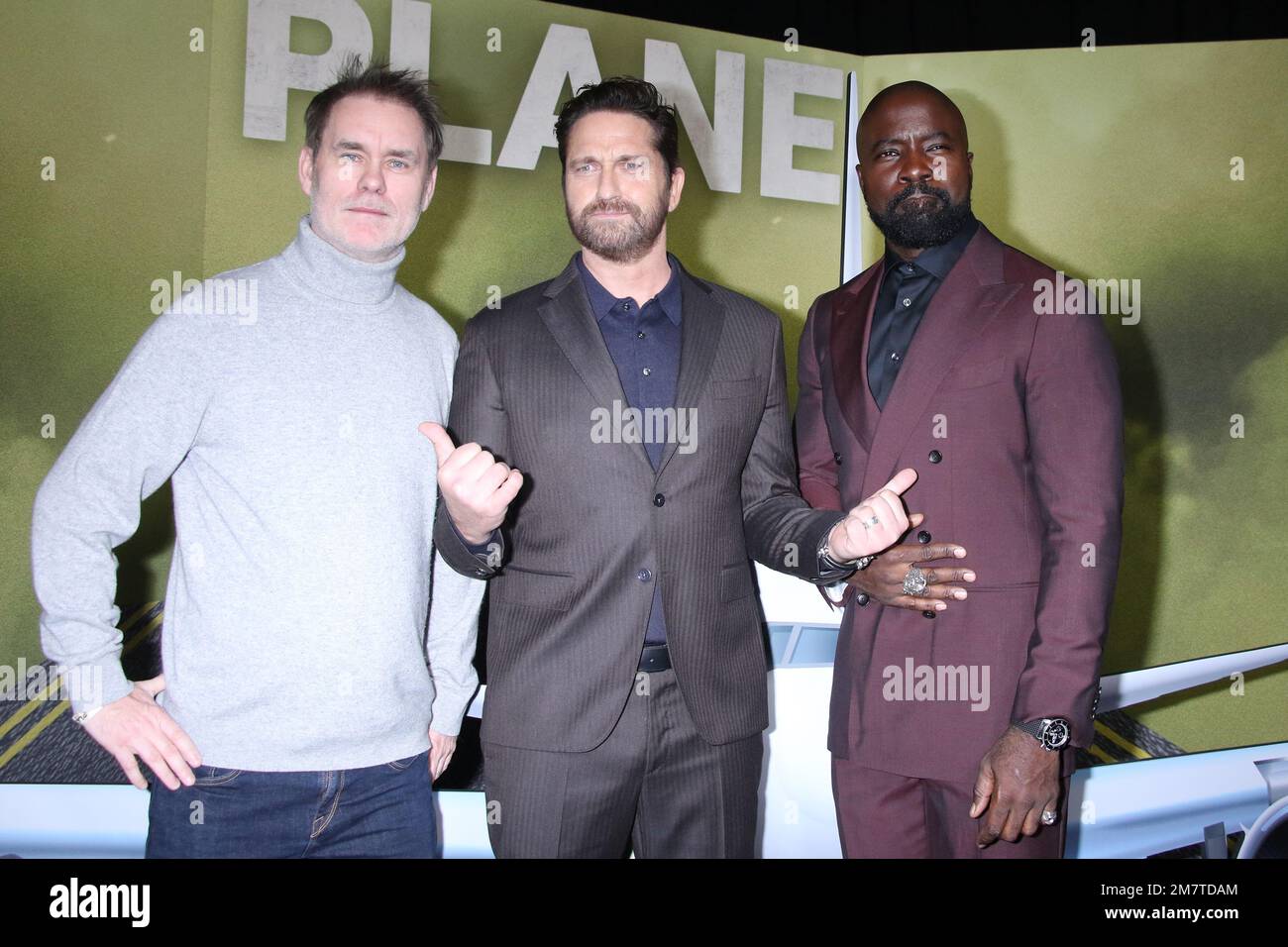 New York, NY, USA. 10th Jan, 2023. Jean-Fran ois, Richet Gerard Butler ...