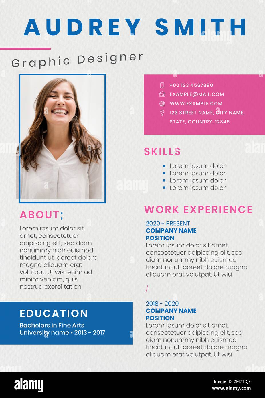 Creative resume editable template vector for job hunt Stock Vector ...