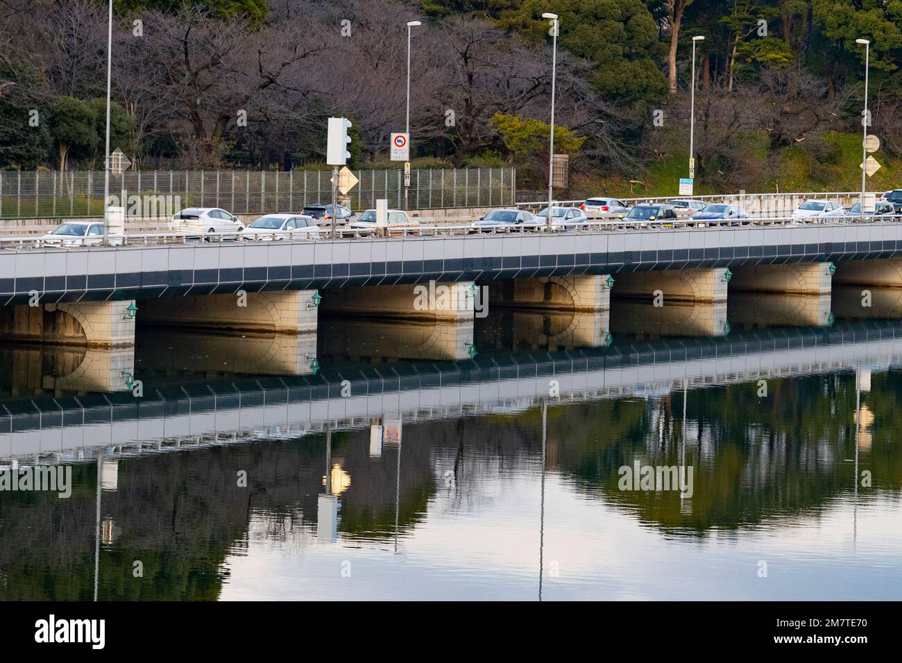 Tokyo, Japan. 6th Jan, 2023. Cars travel along the C1 expressway past ...