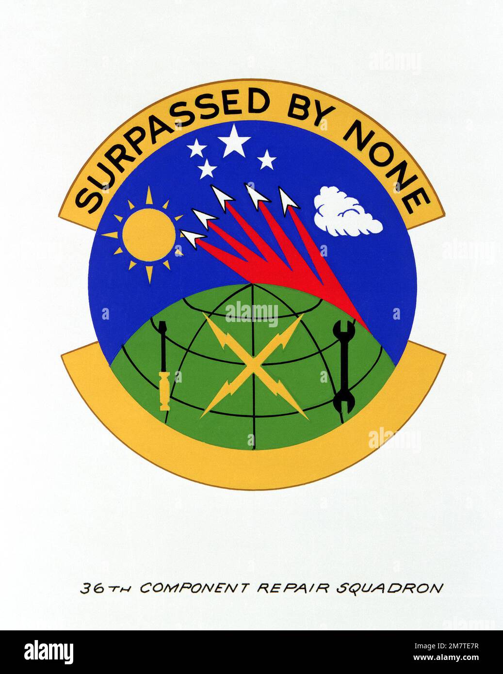 Approved insignia for: 36th Component Repair Squadron. Country: Unknown ...