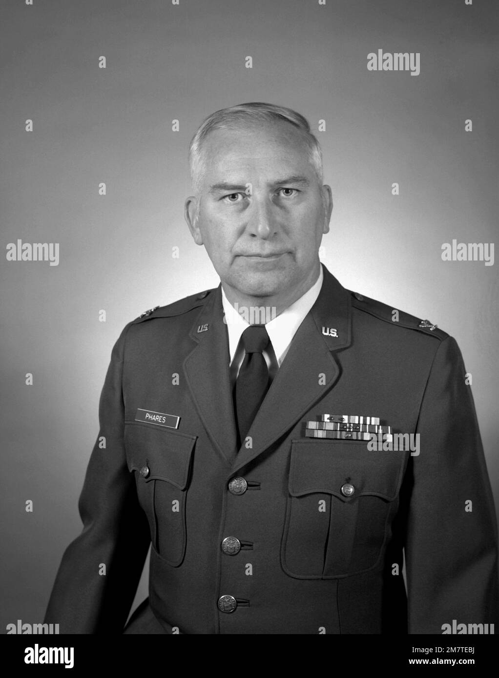 COL Norman Phares, USAF (uncovered). Country: Unknown Stock Photo - Alamy