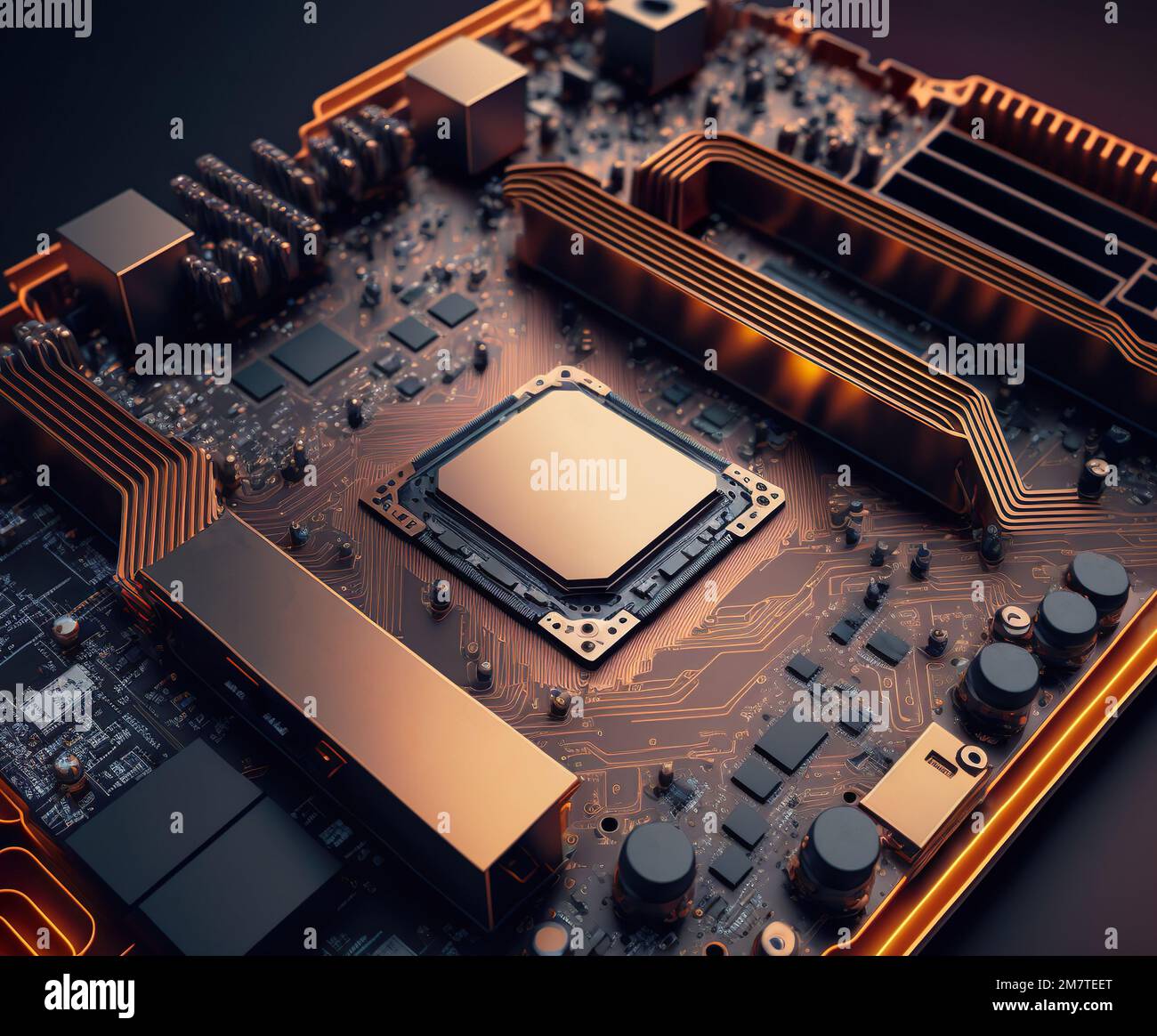 Mainboard electronic computer background Stock Photo - Alamy