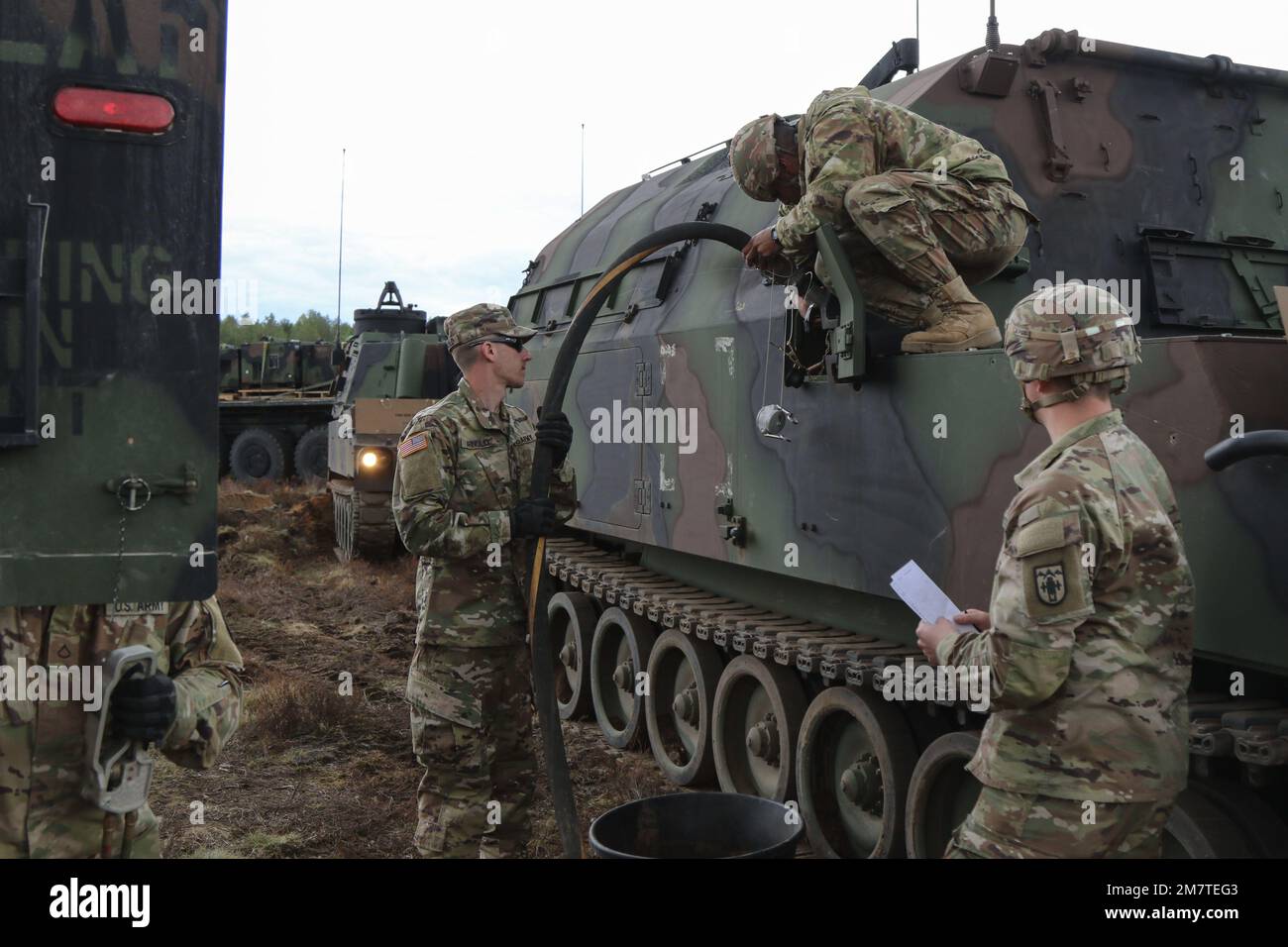 Soldiers with the 1st Battalion, 109th Infantry Regiment, 55th Maneuver ...