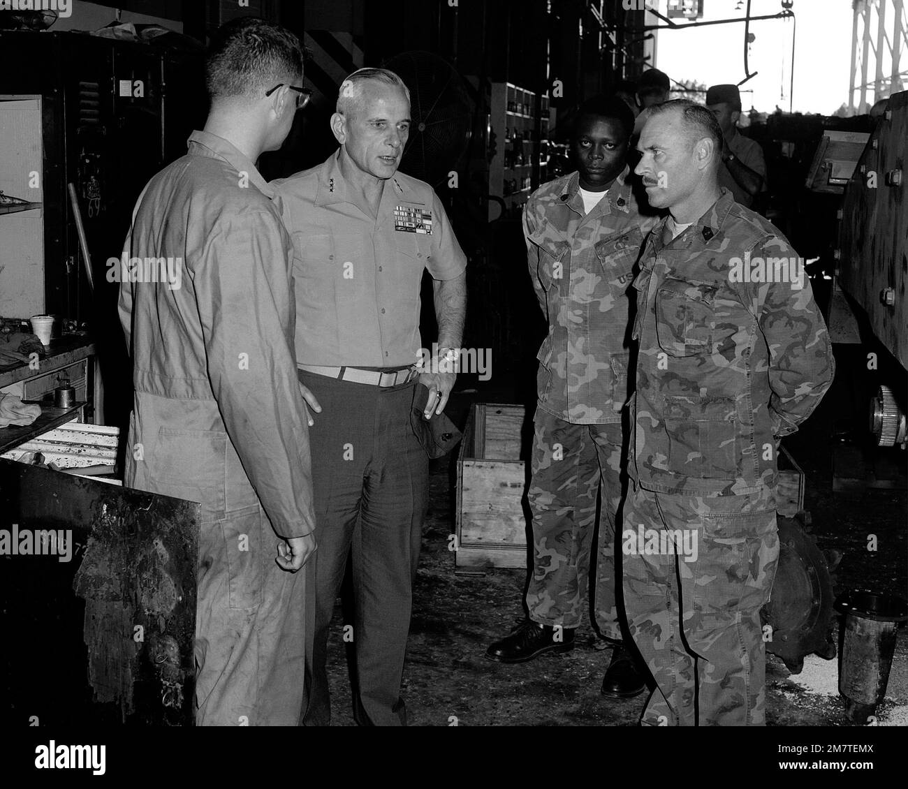 LGEN Edward V. Bronars, director of Manpower, Headquarters Marine Corps ...
