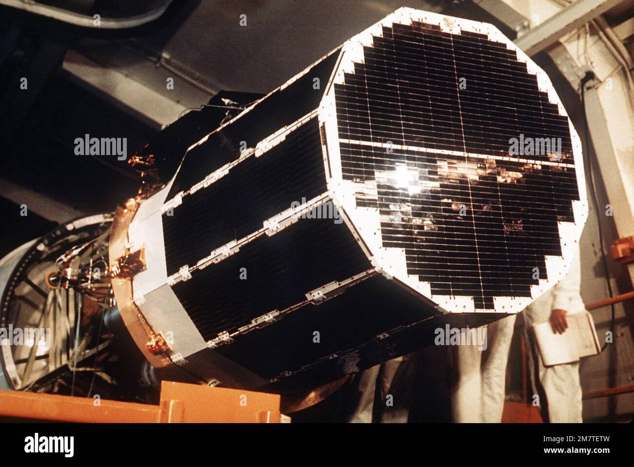 A close-up view of the Defense Meteorological Satellite Program 5C ...