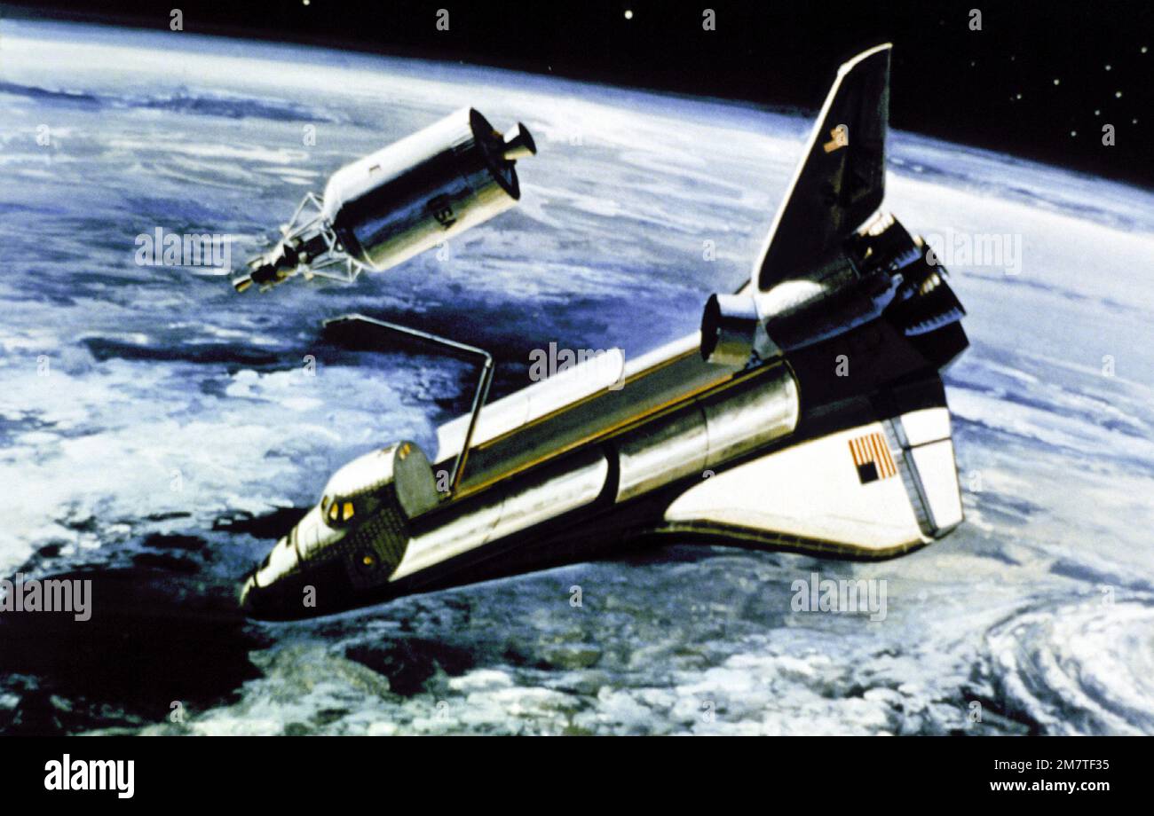 Space Shuttle Deploys