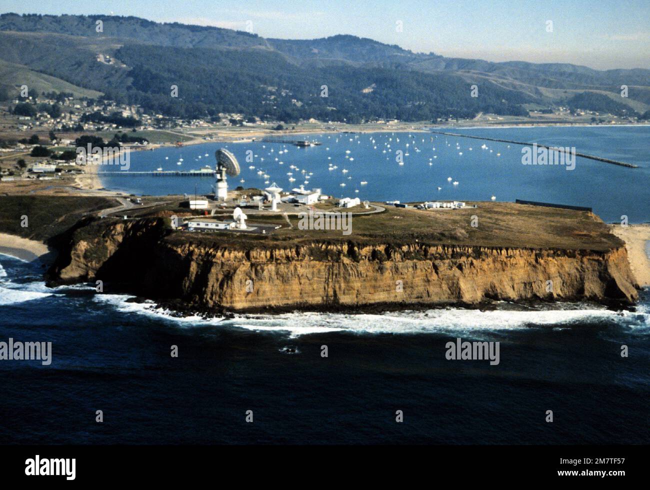Aerial view of the station. Base: Pilan Point Tracking Station State ...
