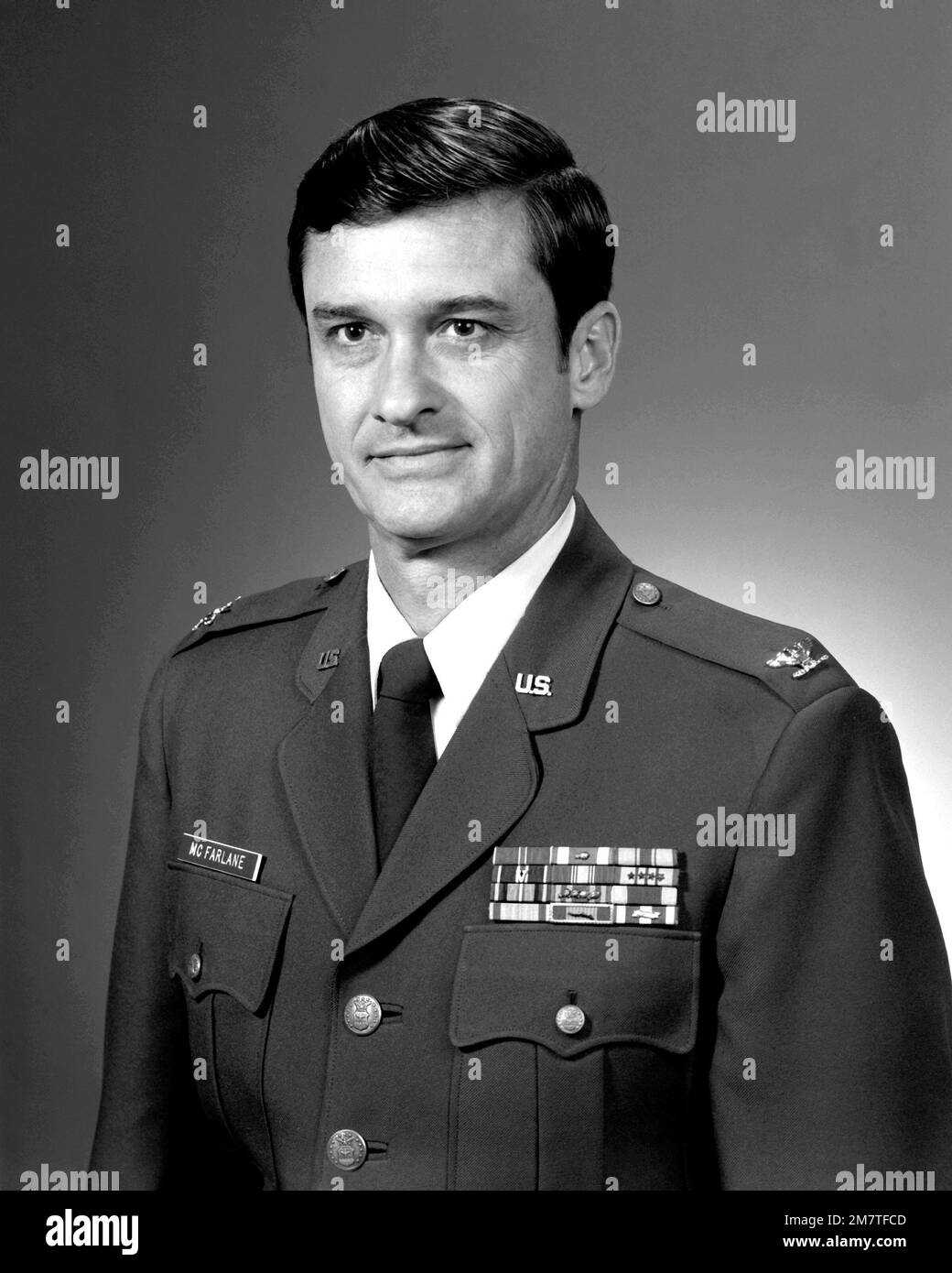 COL Peter N. McFarlane, USAF (uncovered). Country: Unknown Stock Photo ...