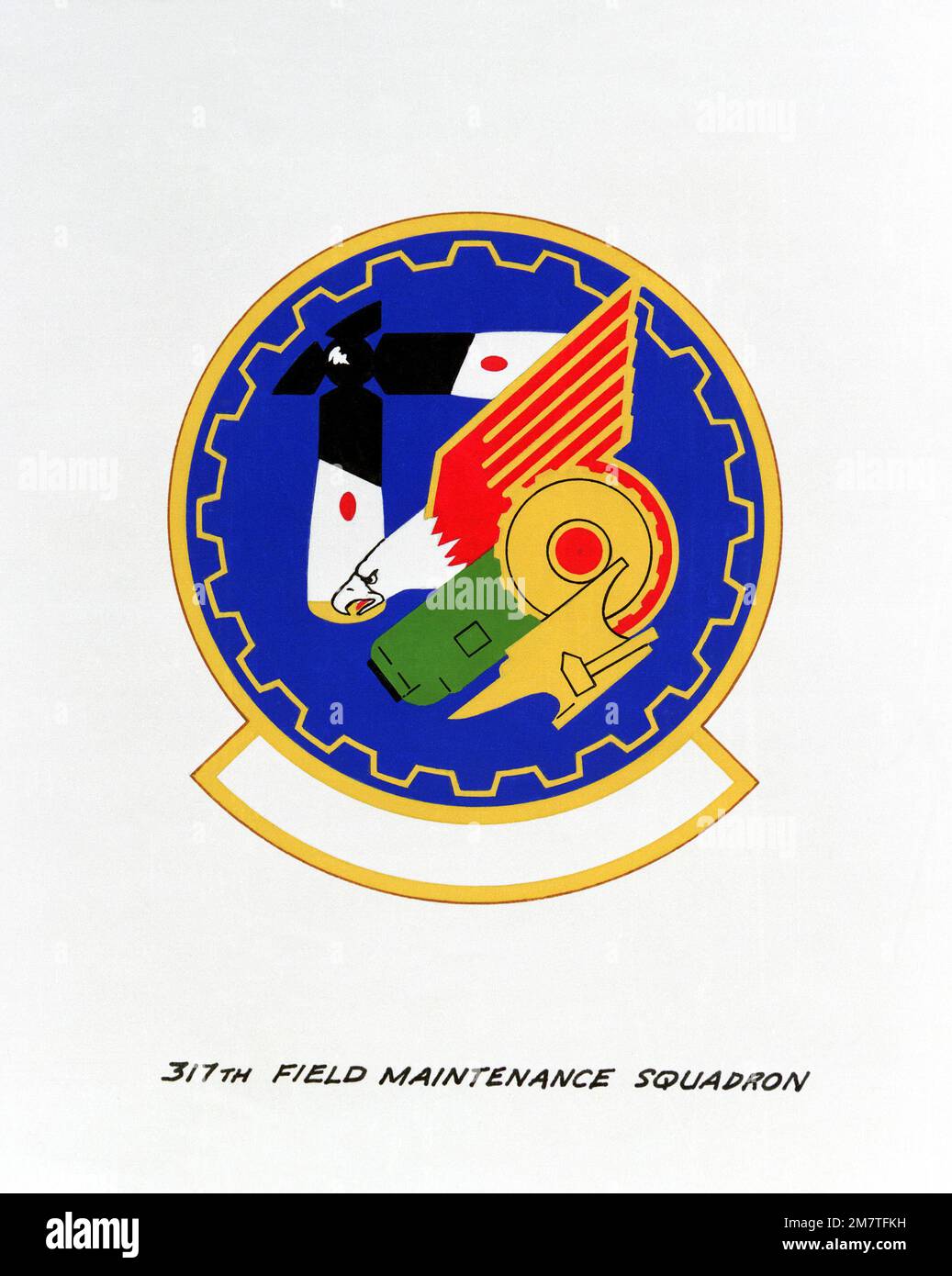 Approved insignia for: 317th Field Maintenance Squadron. Country ...
