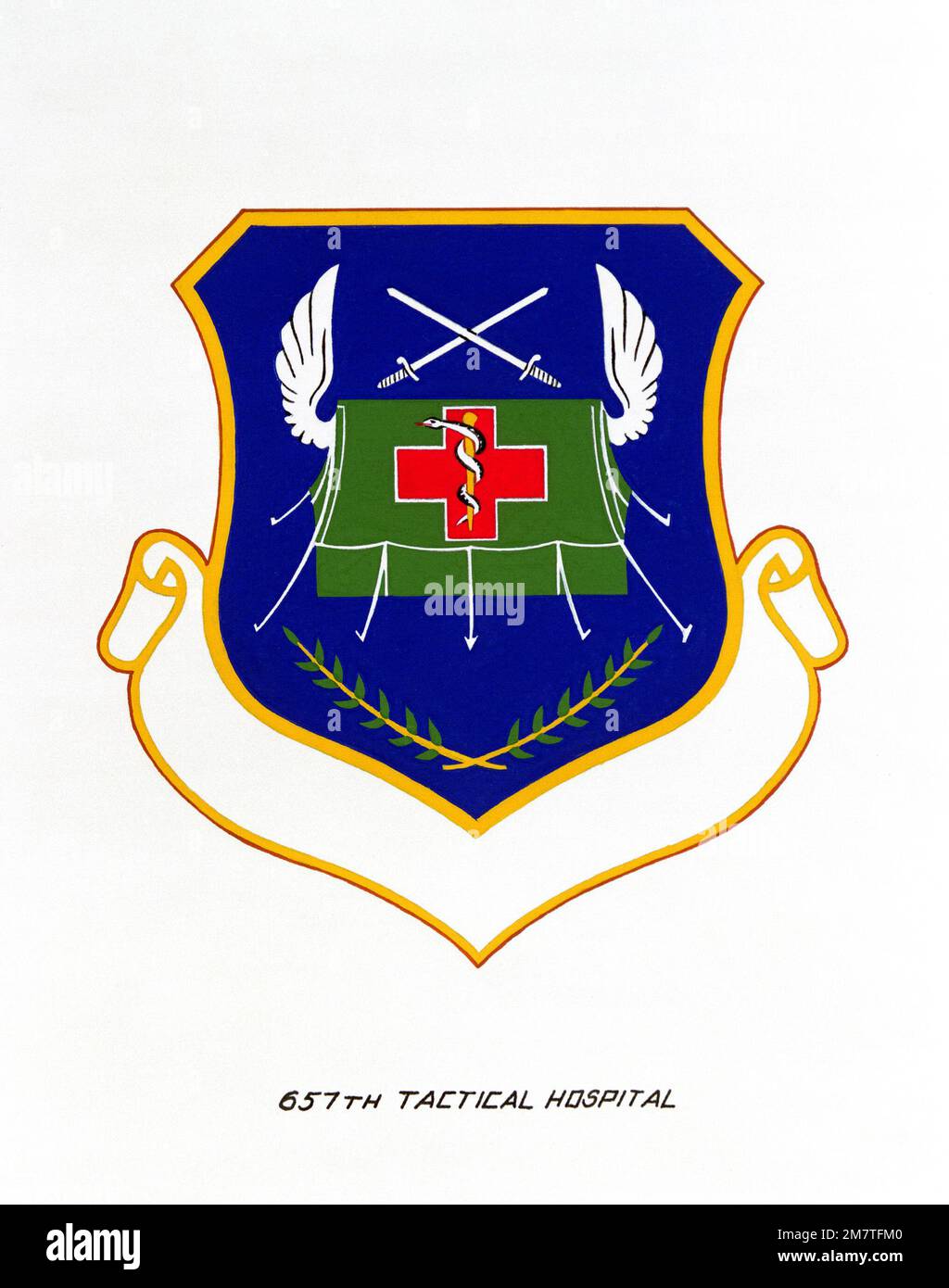 Approved insignia for: 657th Tactical Hospital. Country: Unknown Stock ...