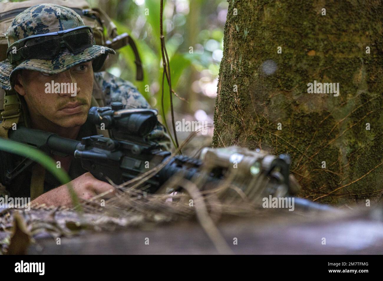 U.S. Marine Corps Sgt. Ryan Berg, an infantry Marine with India Company ...