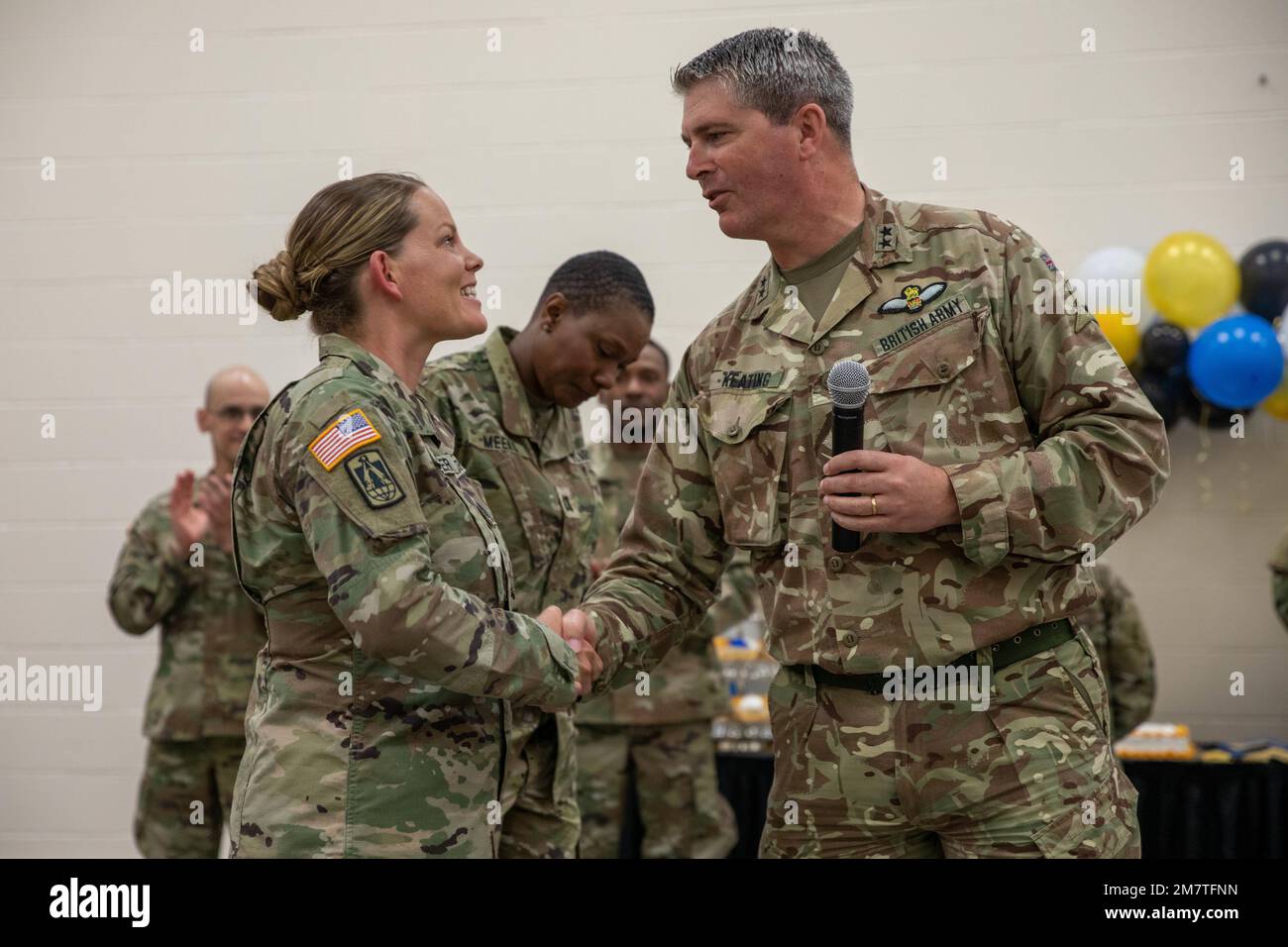 FORT HOOD, Texas – British Army Maj. Gen. Michael Keating, the deputy ...