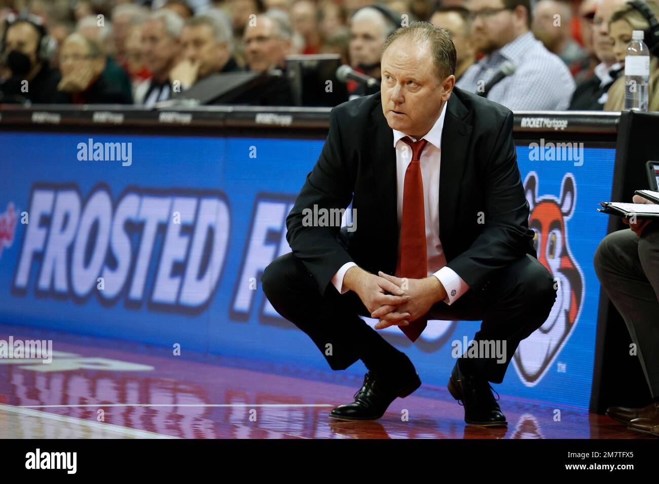 Madison, WI, USA. 10th Jan, 2023. Wisconsin Badgers head coach Greg ...