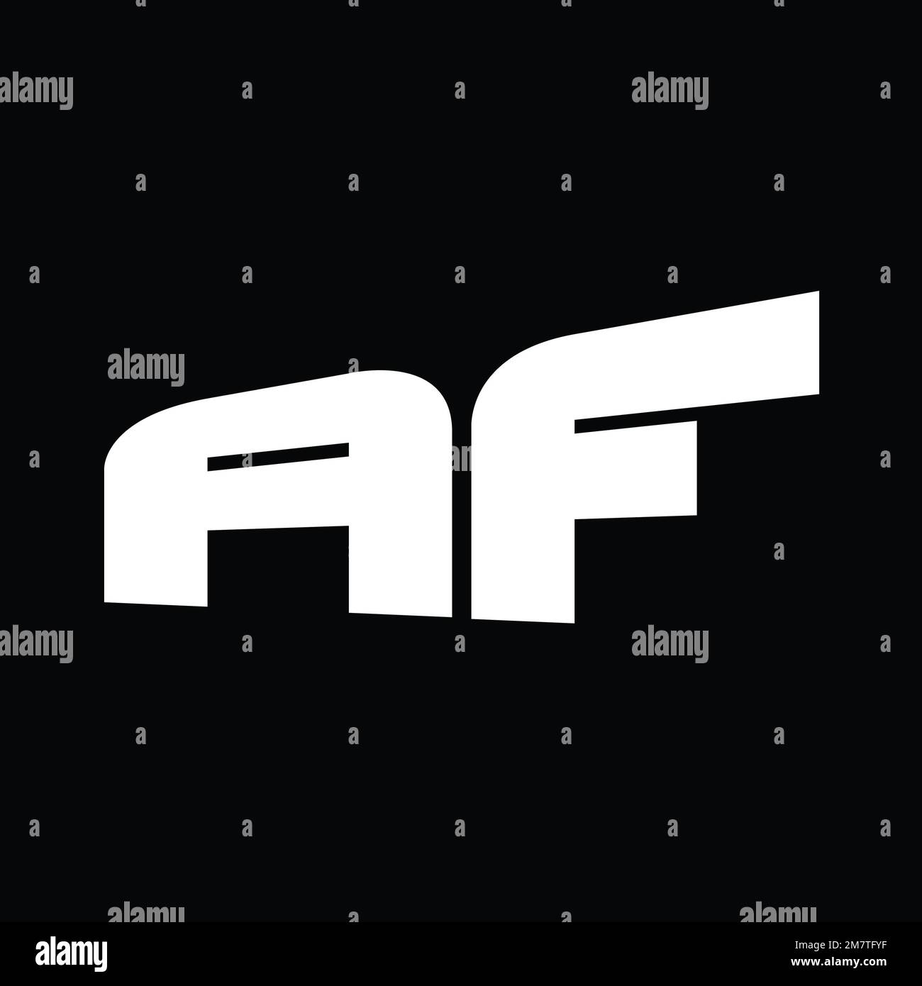 AF Logo monogram big alphabet vector images design template Stock Photo ...