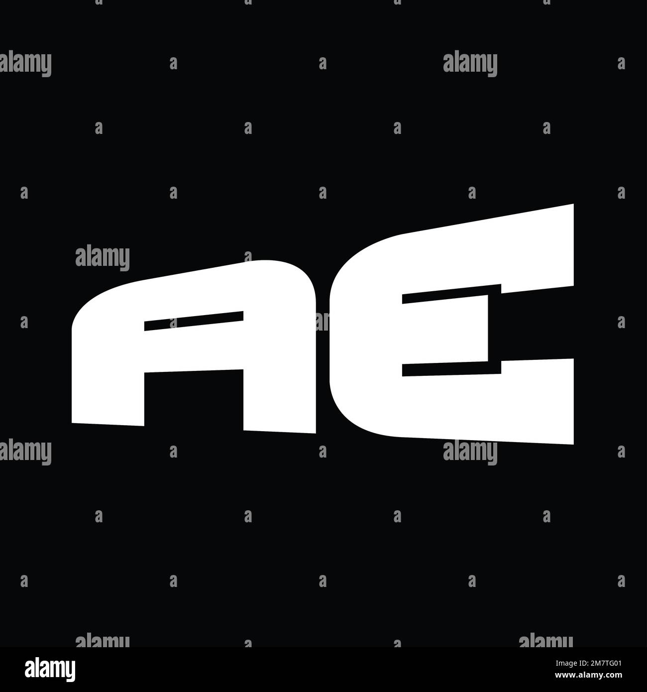 AE Logo monogram big alphabet vector images design template Stock Photo - Alamy