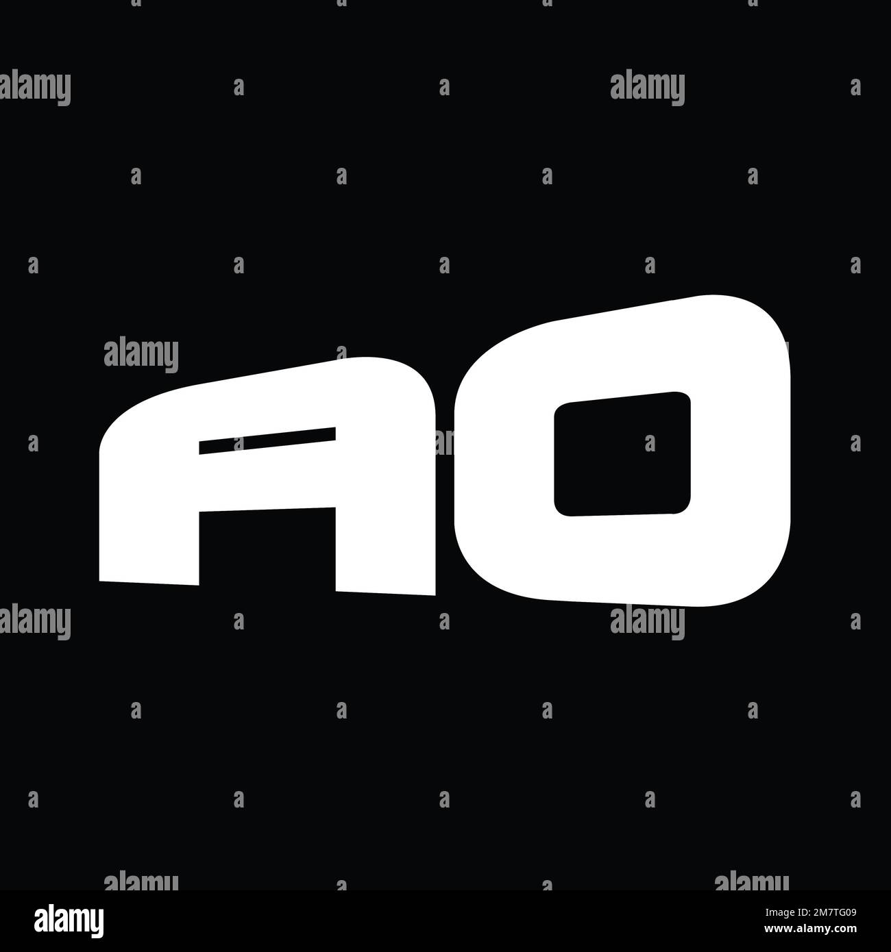 AO Logo monogram big alphabet vector images design template Stock Photo ...