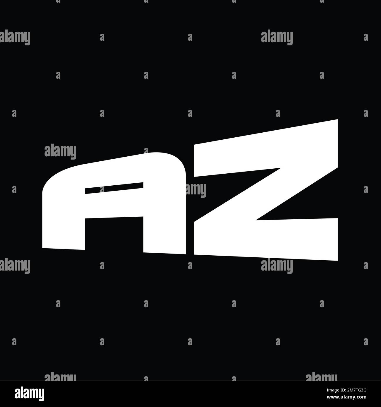 Az logo vector hi-res stock photography and images - Alamy