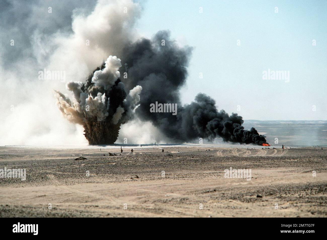 A combined armament live fire exercise (CALFEX) takes place during ...